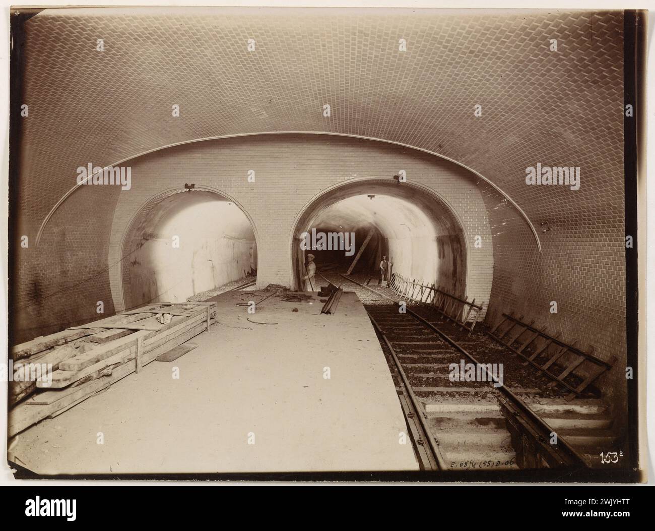 Construction of the municipal metropolitan metropolitan railway in ...