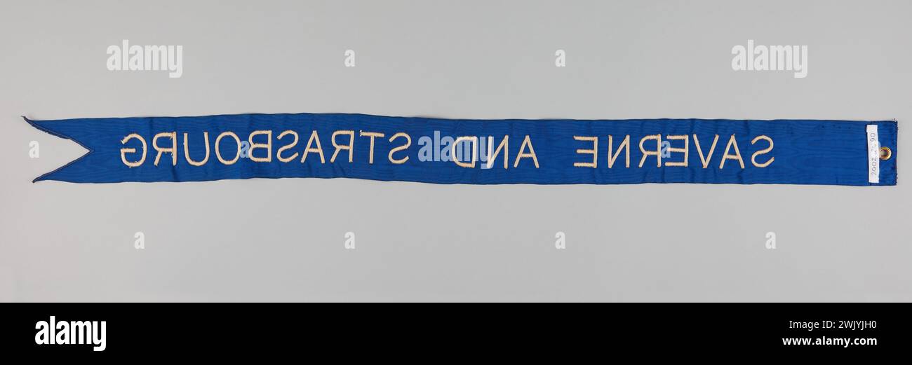 Anonymous, tie/flame of flag (streamer) Saverne and Strasbourg in the ...