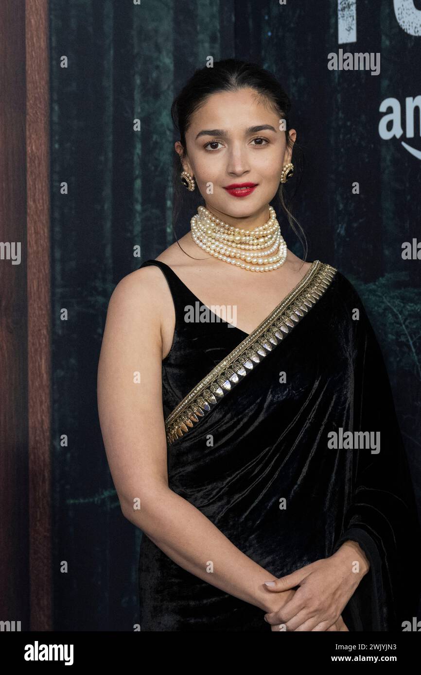 London, UK. 17 February 2024. Alia Bhatt (executive producer) at the ...