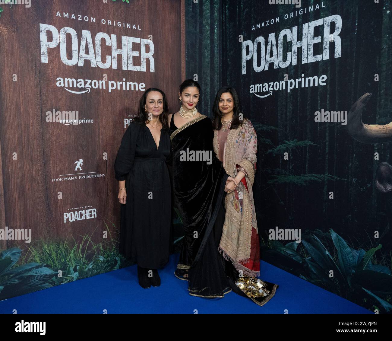 London, UK. 17 February 2024. (C) Alia Bhatt (executive producer) at ...