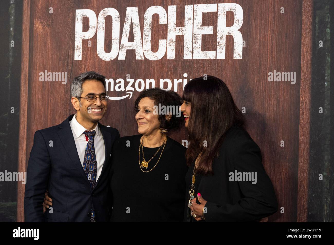 London, UK. 17 February 2024. (L) Richie Mehta (Poacher director ...