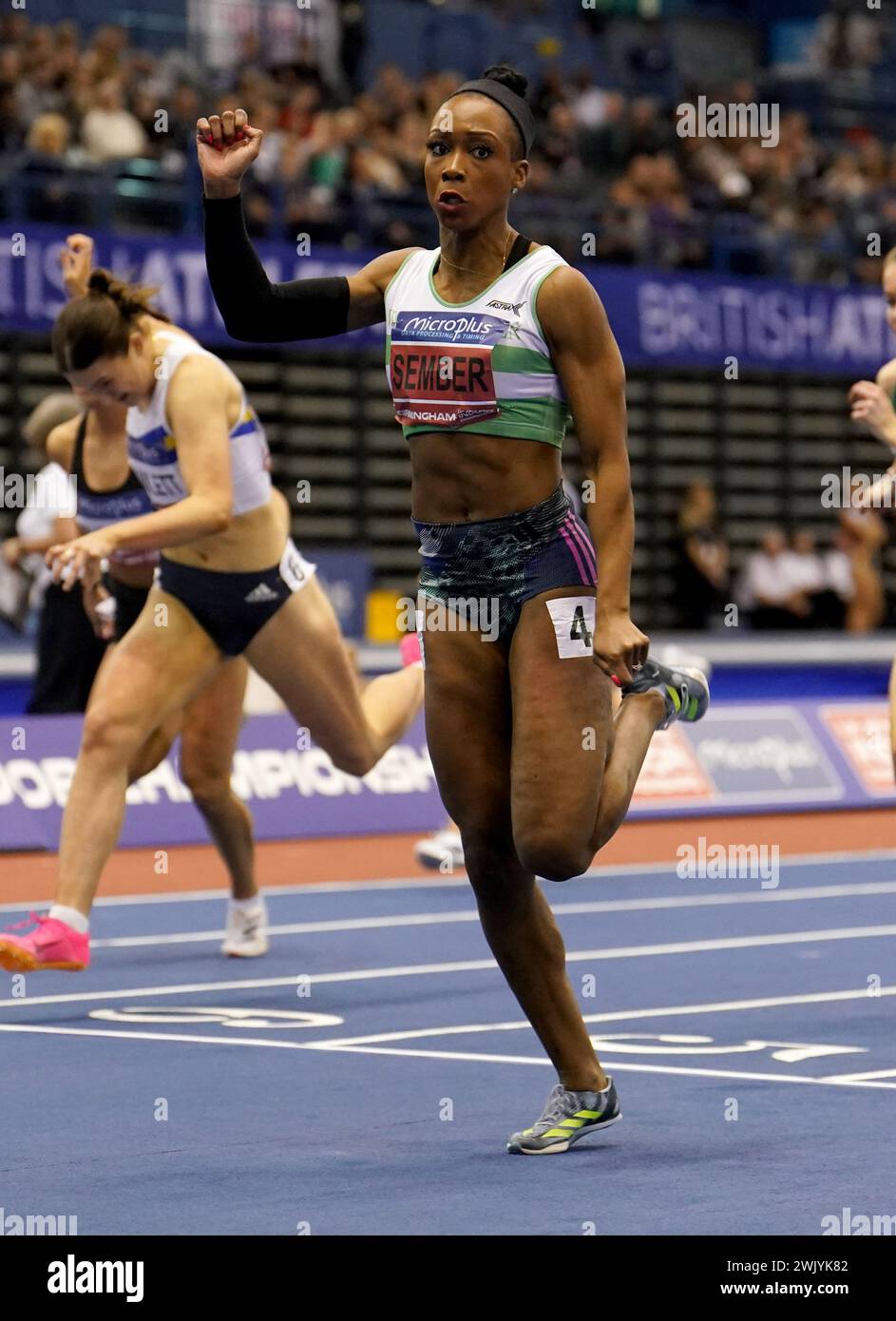 Cindy Sember wins the 60 m Hurdles - Women Final during day one of the ...