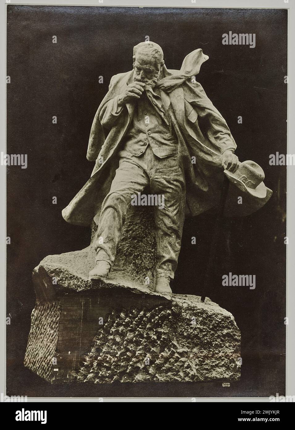 Anonymous, photograph of a sculpture by Victor Hugo by Jean Boucher ...