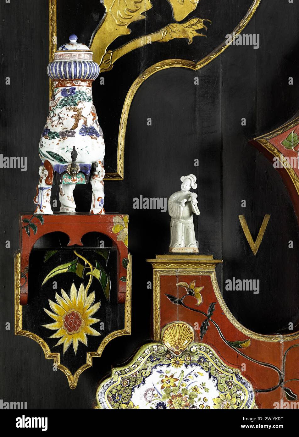 Victor Hugo (1802-1885), French writer. Chinese lounge, decor from ...