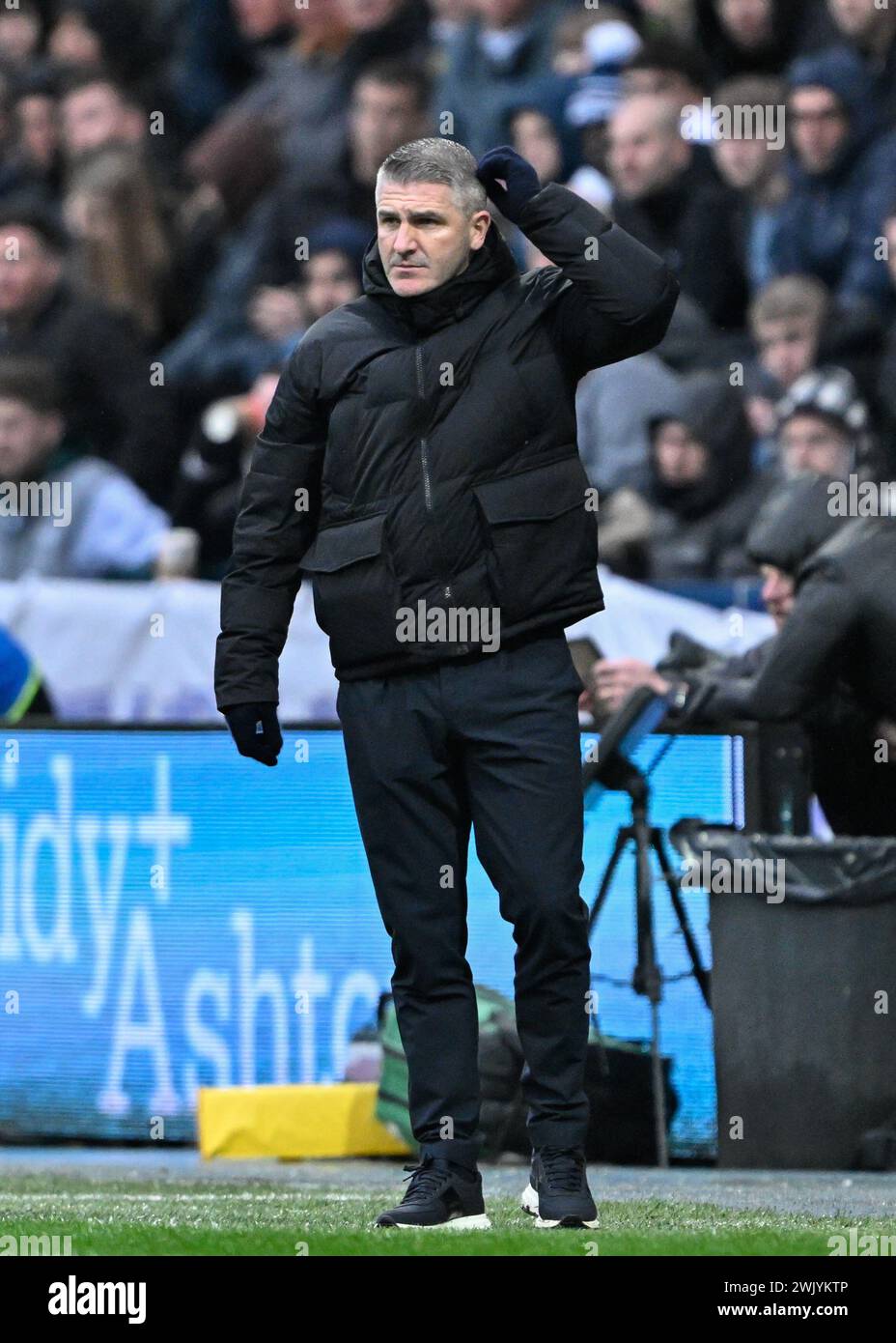 Ryan Lowe manager of Preston North End, during the Sky Bet Championship ...