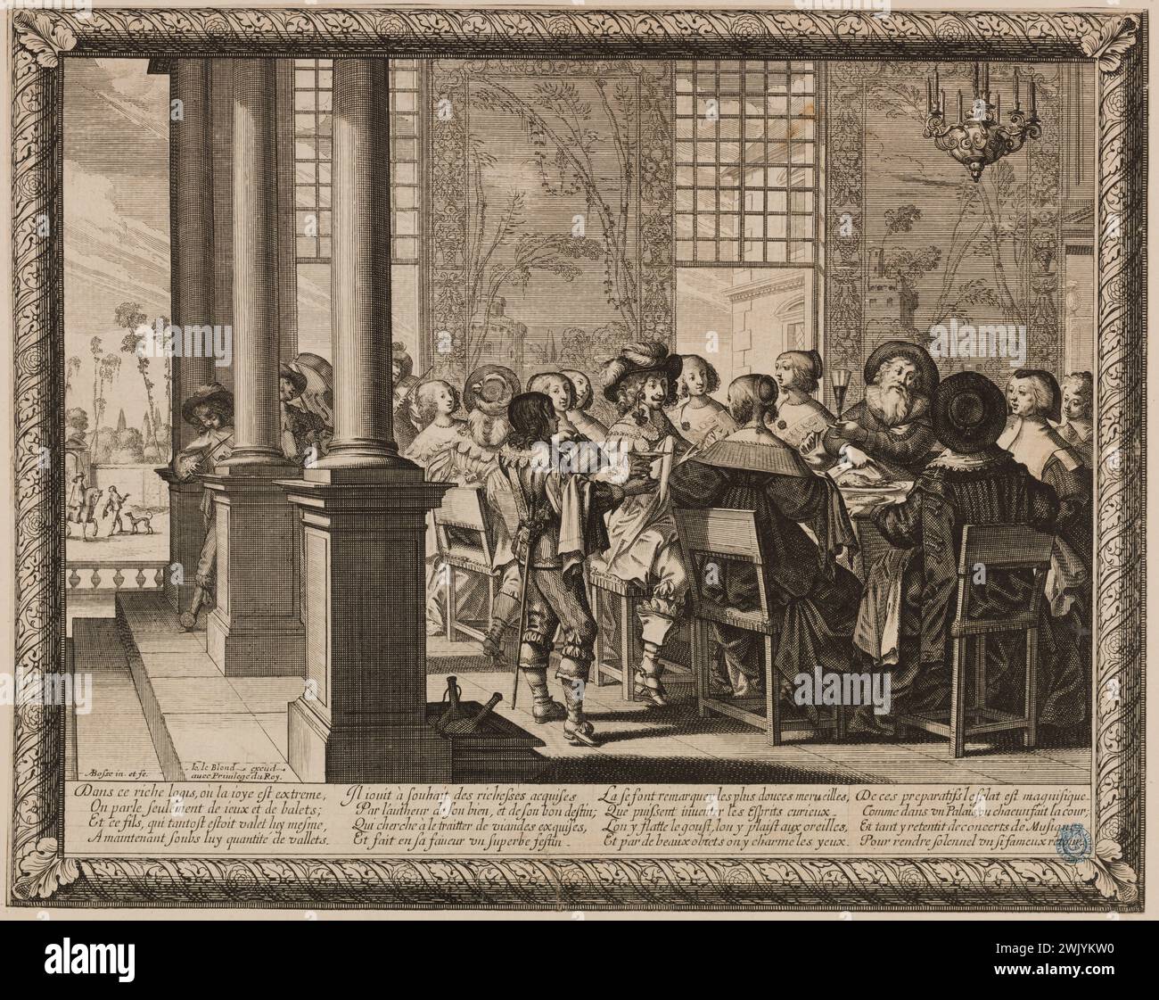Abraham Bosse (1602-1676). "History of the prodigal child (dutuit page ...