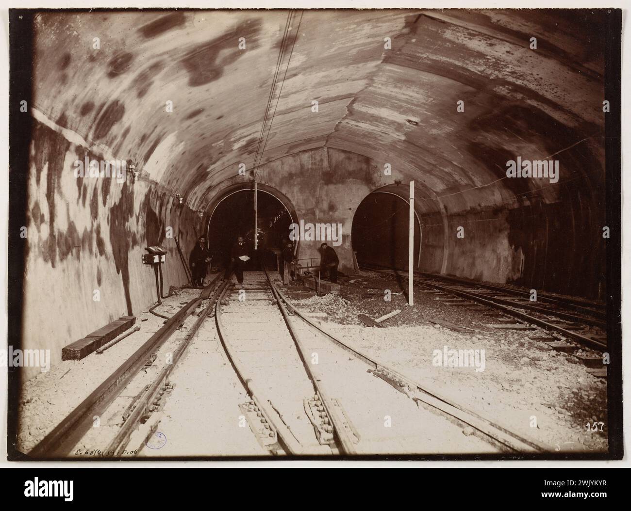 Construction of the municipal metropolitan metropolitan railway in ...