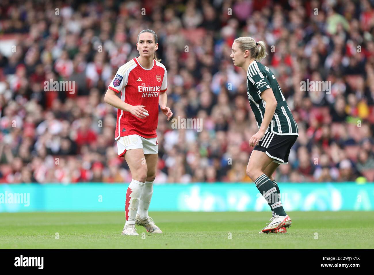 London, UK. 17th Feb, 2024. Laia Codina of Arsenal Women during the FA ...