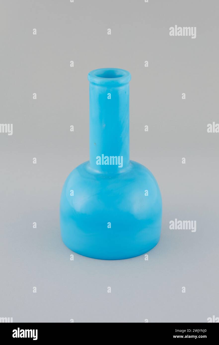 Anonymous, vase (common name). Light blue opaque glass. Cernuschi ...
