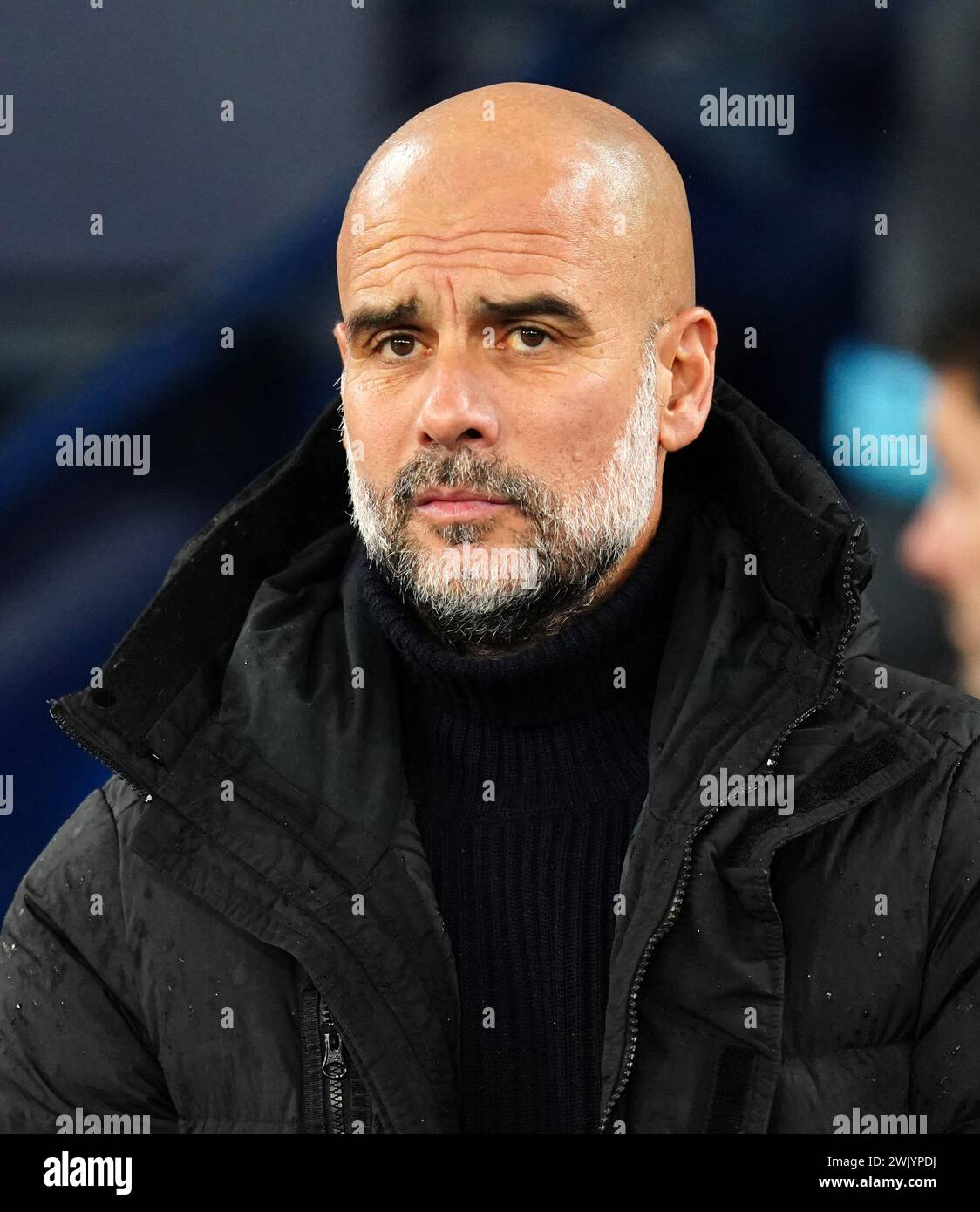 Manchester City manager Pep Guardiola during the Premier League match ...