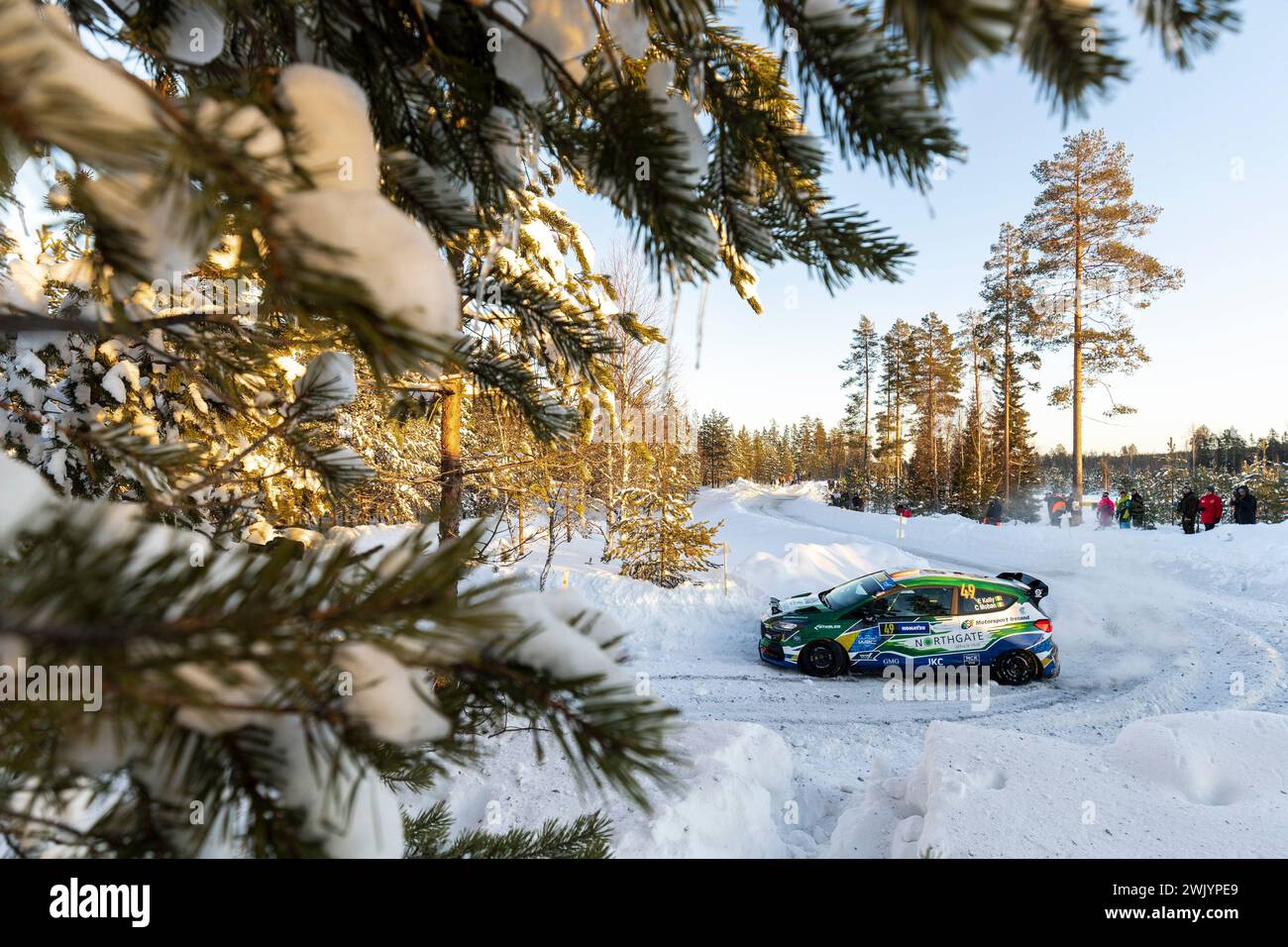 49 Eamonn KELLY, Conor MOHAN, Ford Fiesta Rally3, action during the ...