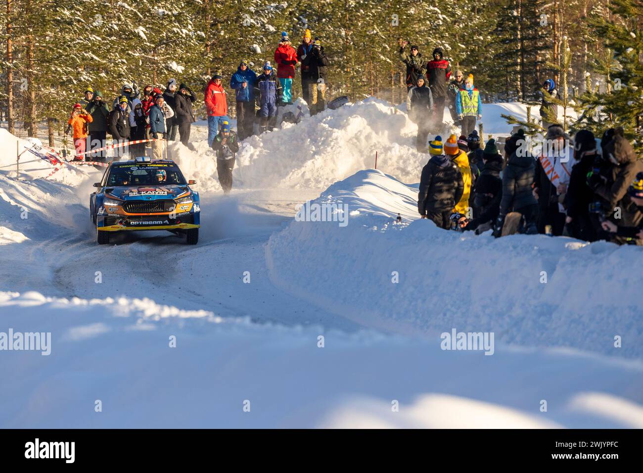 24 JOONA Lauri, HUSSI Janni, Skoda Fabia RS Rally2, action during the ...