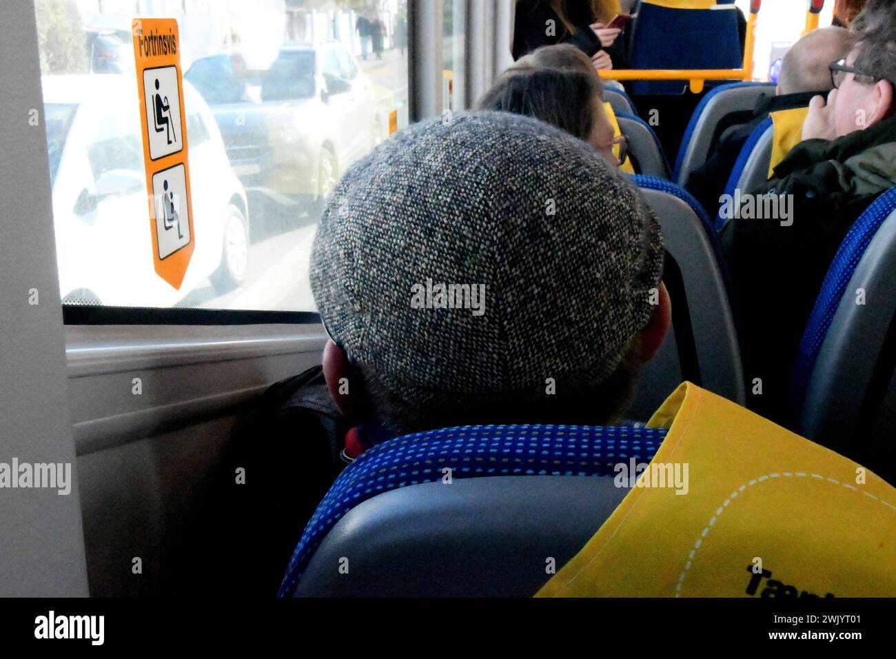 Copenhagen, Denmark /17 February 2024/.Senior seats in danish public ...