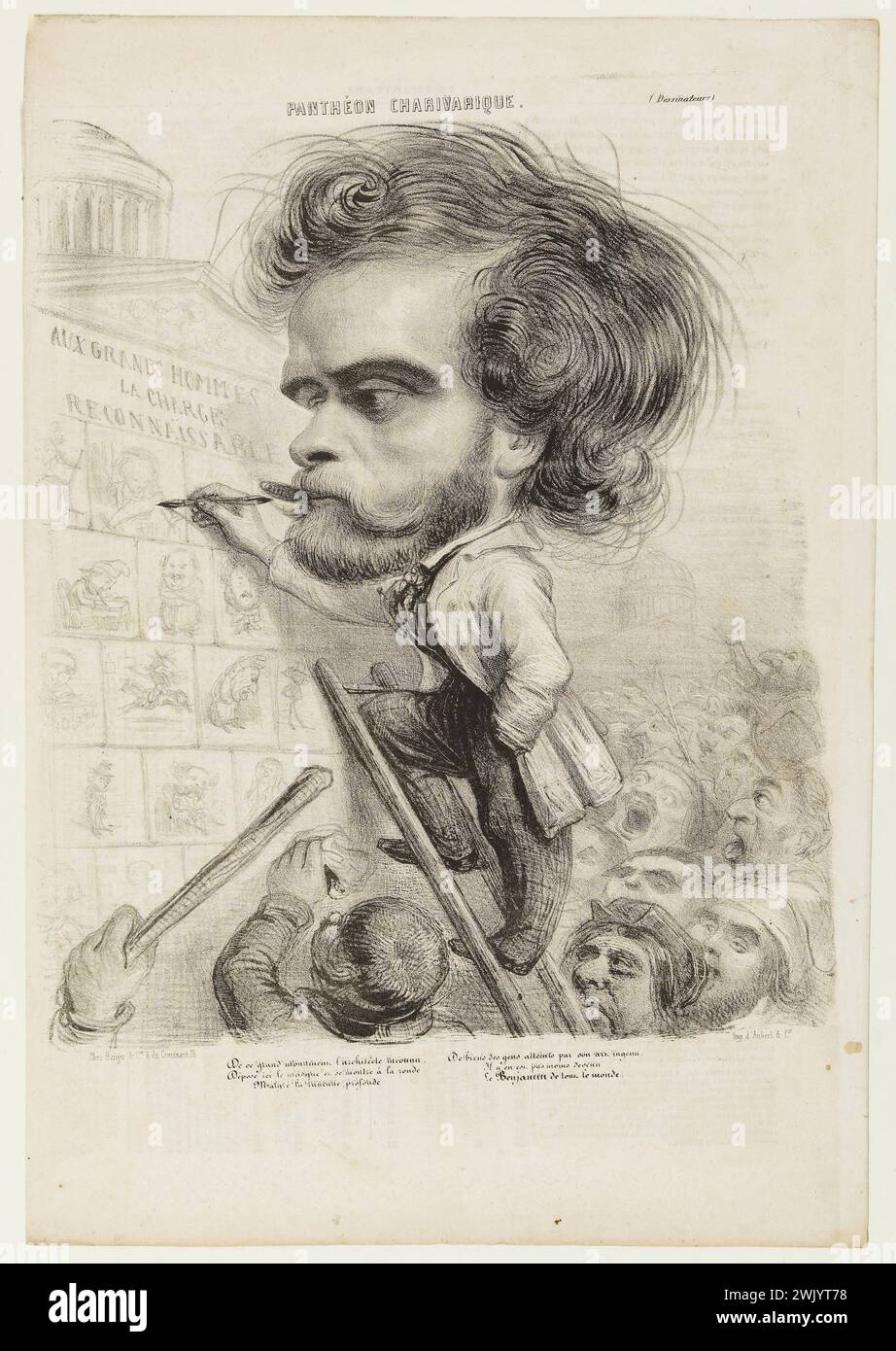 Benjamin Roubaud (1811-1847). "Benjamin Roubaud". Lithography. Paris ...