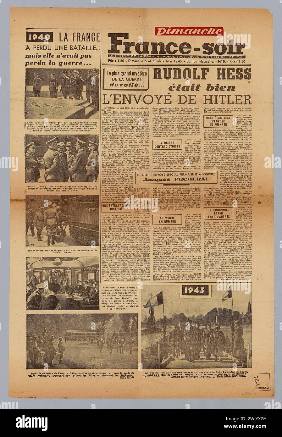 Liberation soir newspaper hi-res stock photography and images - Alamy