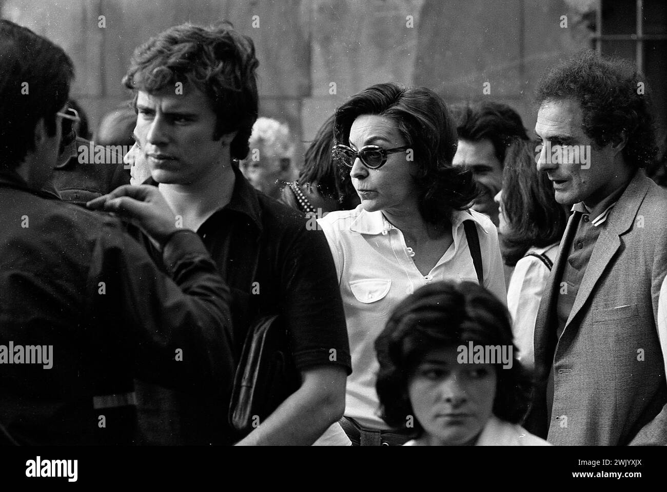 Argentine actress Inda Ledesma, during a union meeting held at the ...