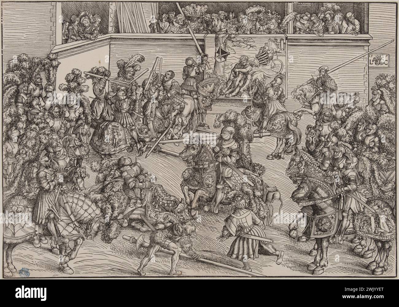 Second tournament known as "at the tapestry of Samson" (Hollstein 117 ...