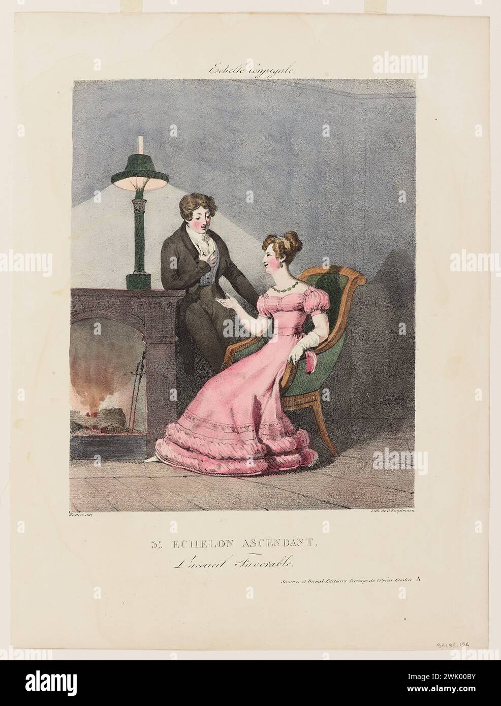 Wattier, Émile Charles (n.1800-11-17-D.1868-11-22), 3rd ascending step ...