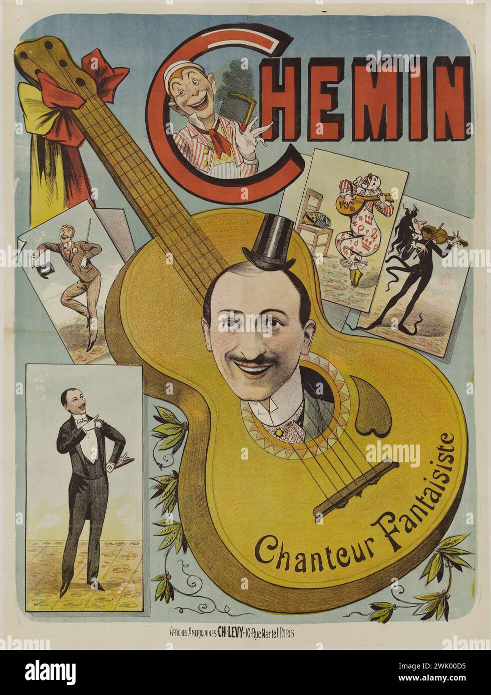 Anonymous. "Way, fanciful singer". Lithography. 1880-1900. Paris ...