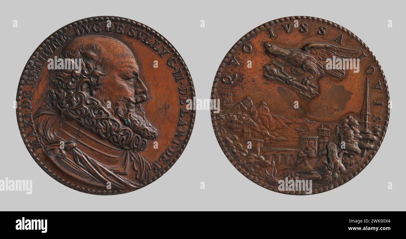 Currency of Paris (n. - d.), The Duke of Sully (main title). Bronze ...