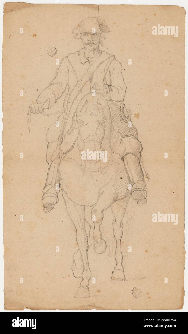 Anonymous, drawing for fanfan the tulip of Paul Meurice. Graphite mine ...