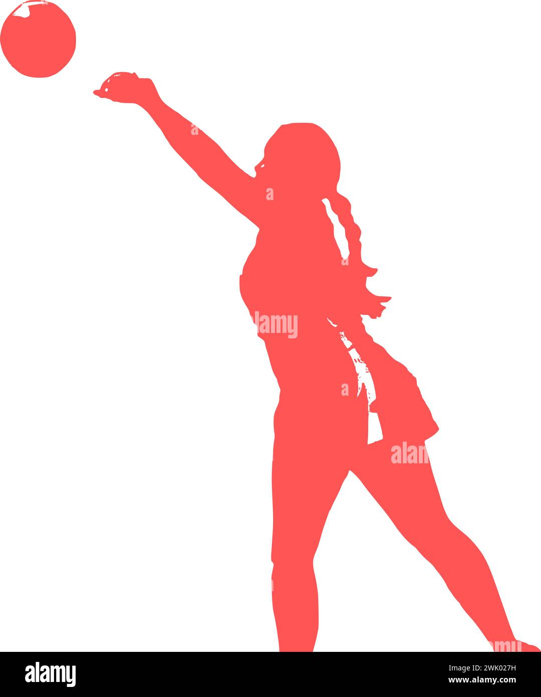 Discover captivating vector images capturing the essence of netball, a ...