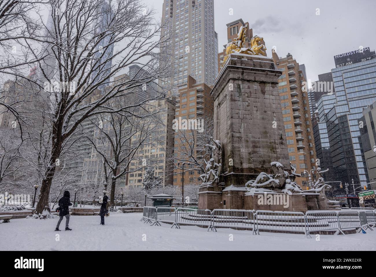 NEW YORK, N.Y. – February 17, 2024: People are seen in Manhattan’s ...