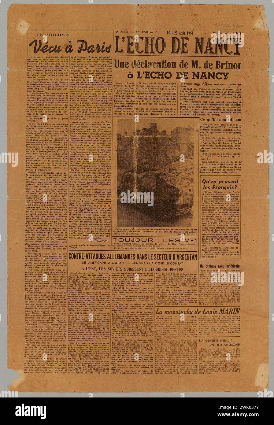 L'Echo de Nancy - Maison d'Imprimerie et d'Editions (n. - D.), Journal ...