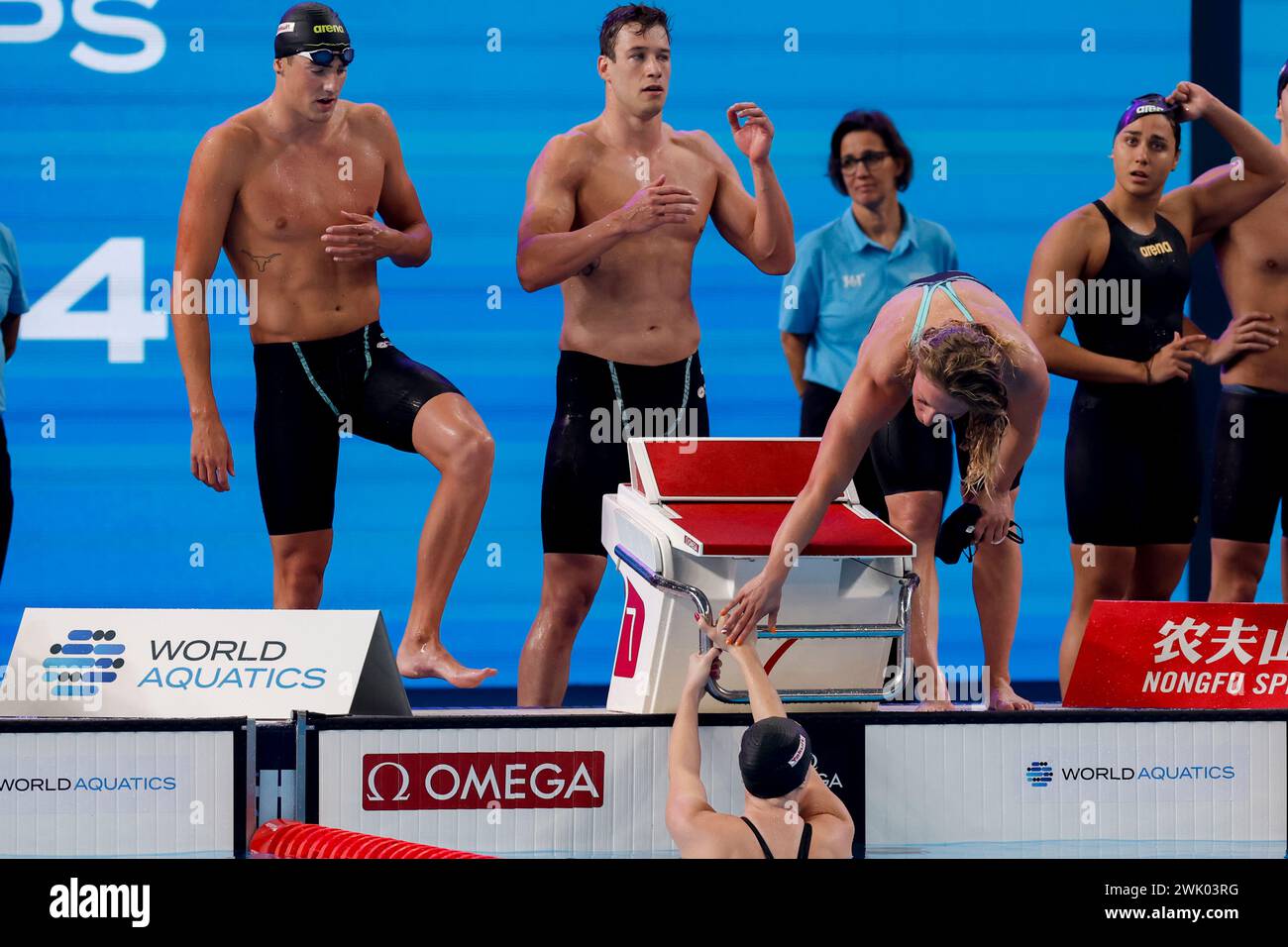 Doha, Qatar. 17th Feb, 2024. DOHA, QATAR - FEBRUARY 17: Stan Pijnenburg ...