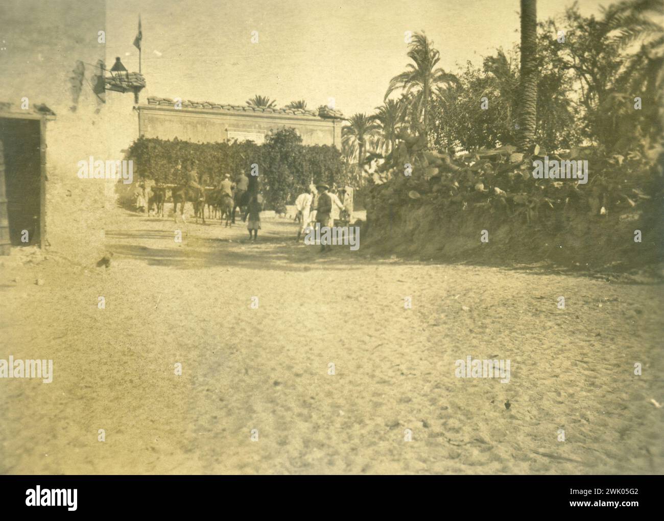 Italo-Turkish or Turco-Italian War - square of the gendarmerie in ...