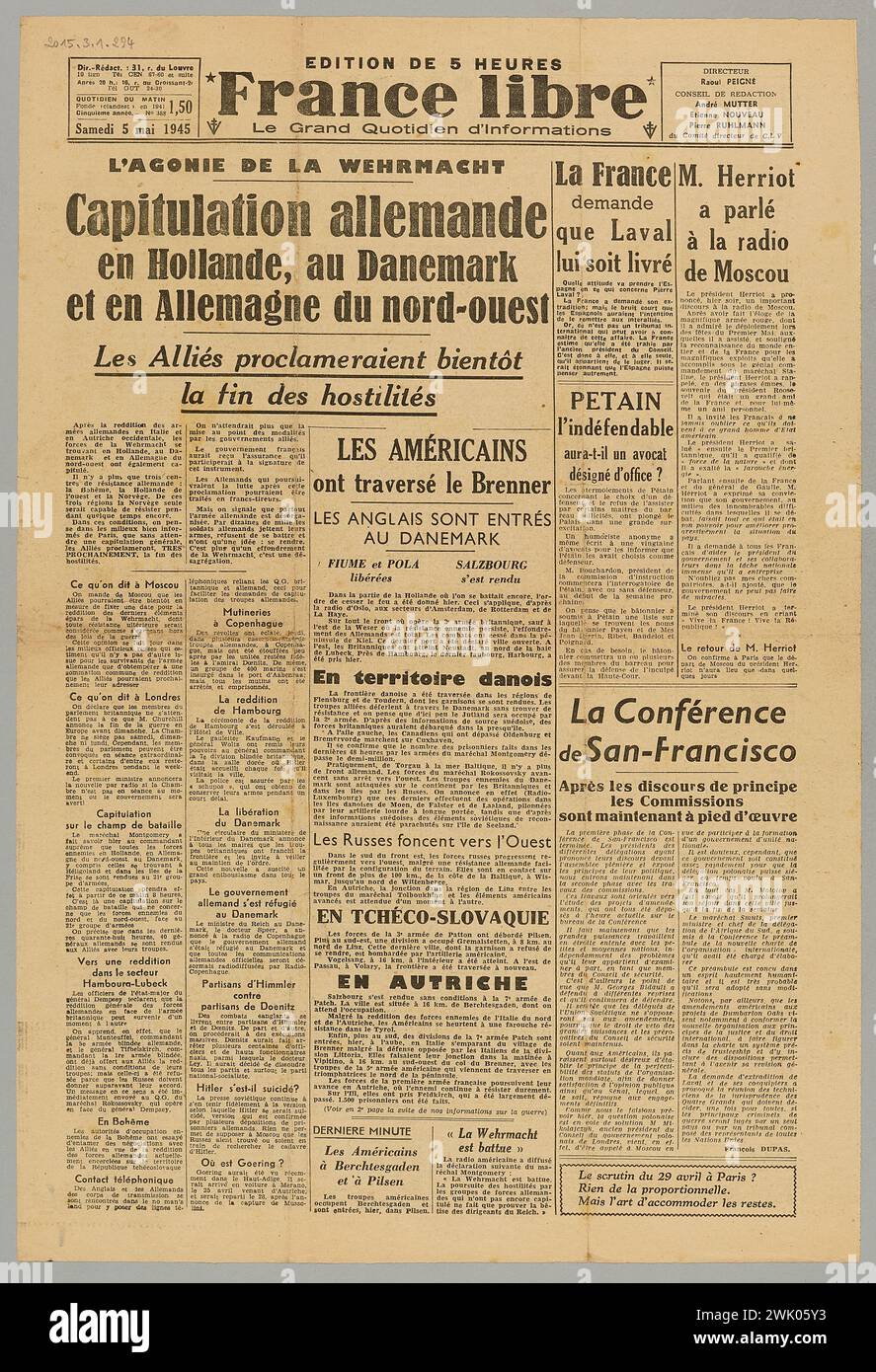 Jean moulin journal hi-res stock photography and images - Alamy