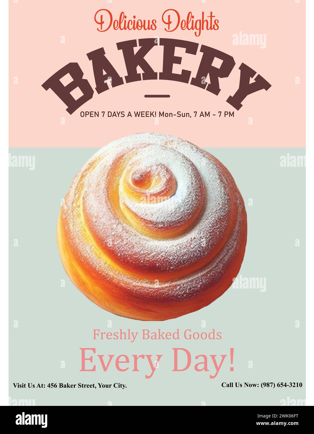 Elevate your bakery's brand with our Bakery Poster Ad Corporate ...