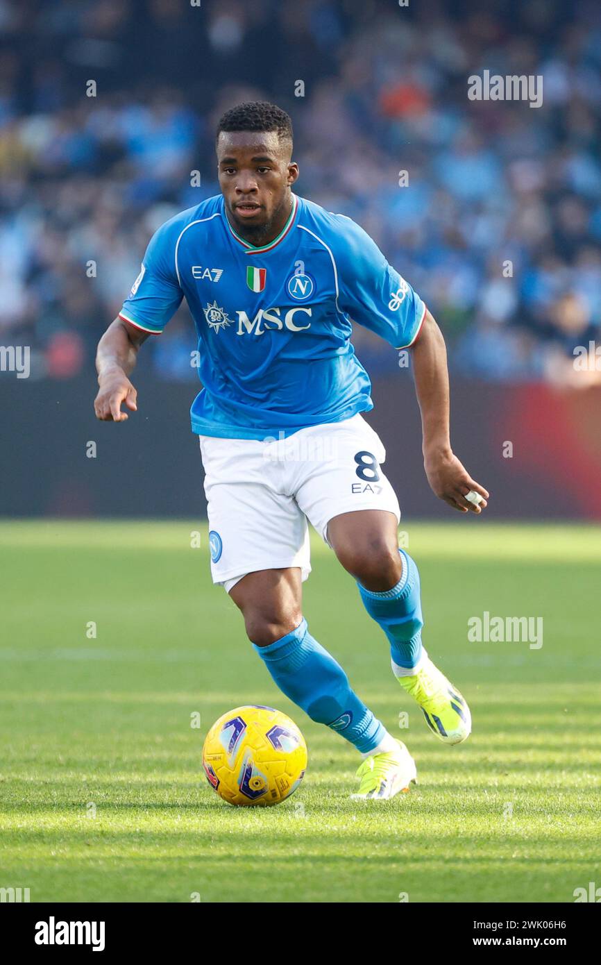 Naples, Campania, Italy. 17th Feb, 2024. Hamed Traore of Napoli during ...