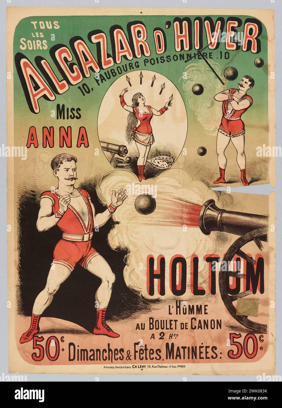 Anonymous, all/ evenings/ Winter Alcazar/ 10. Faubourg Poissonniere, 10 ...