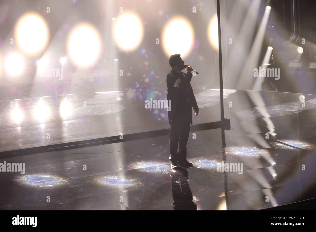 Basim during the dress rehearsal at Dansk Melodi Grand Prix 2024. He ...