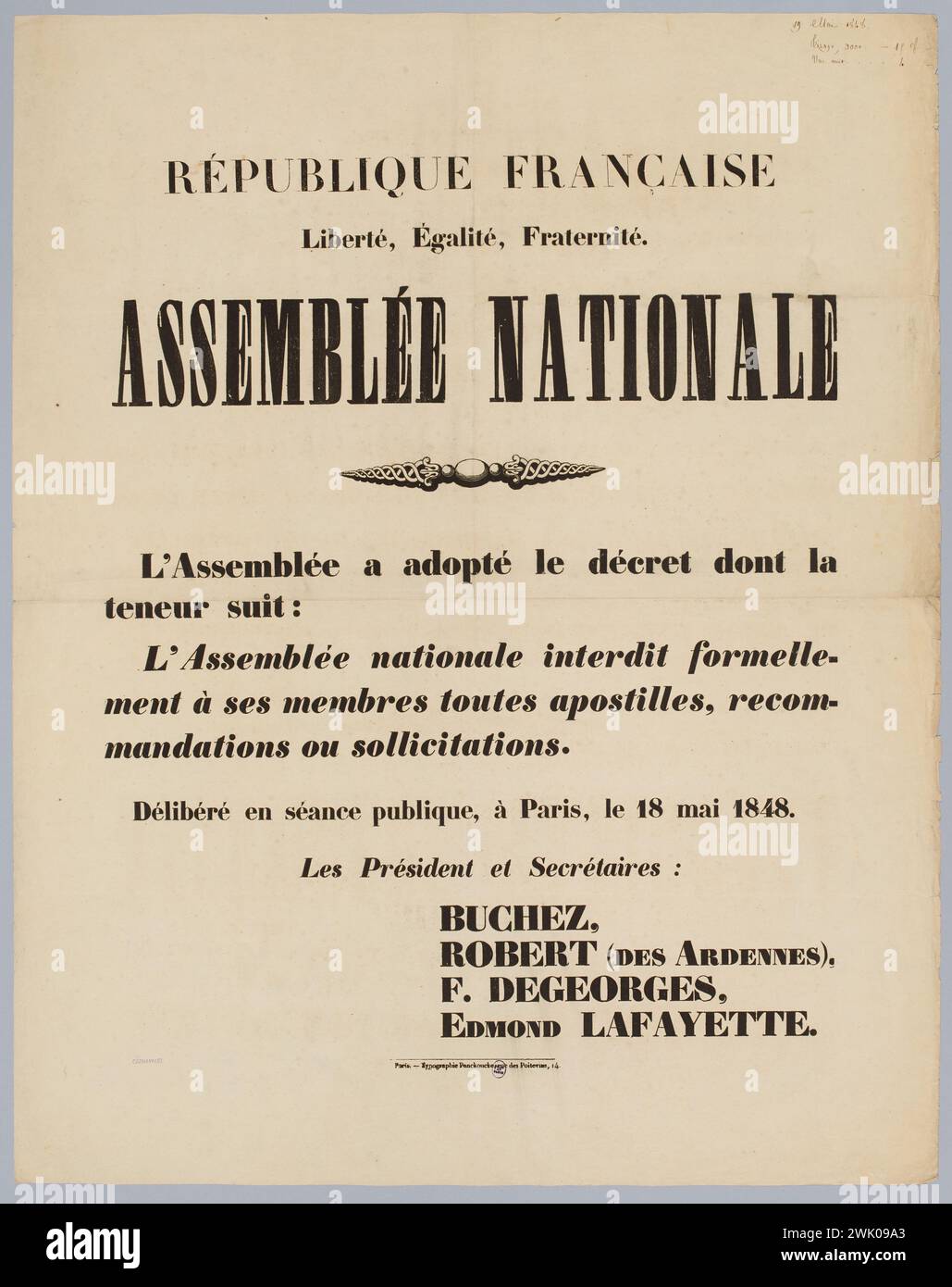 Panckoucke, C.L.F., French Republic/ Liberty, Equality, Fraternity ...
