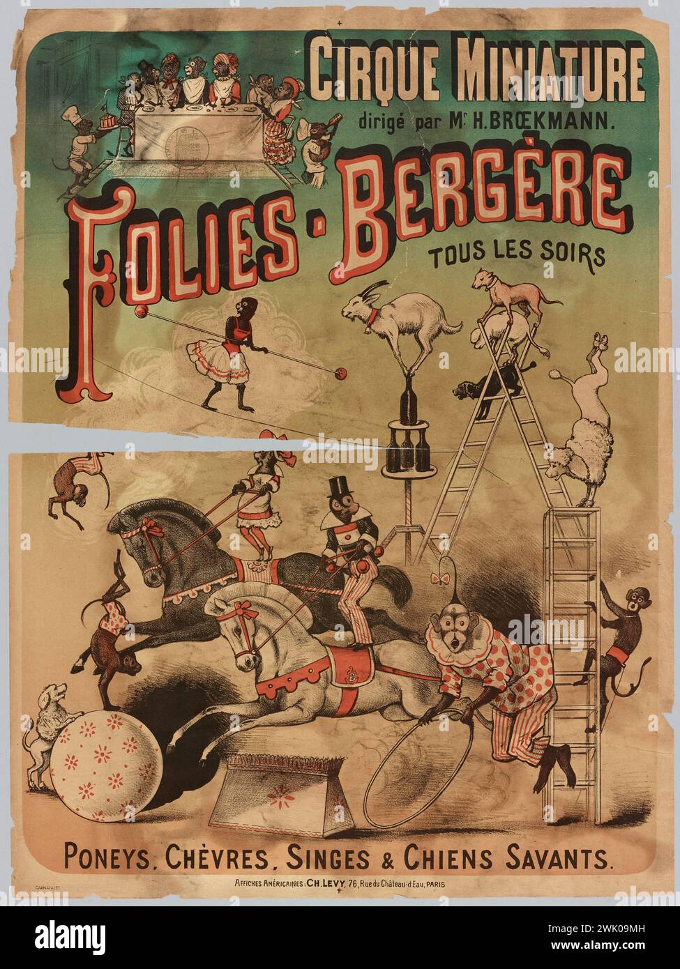 Anonymous, miniature circus/ directed by Mr. H. Broekmann./ Folies ...