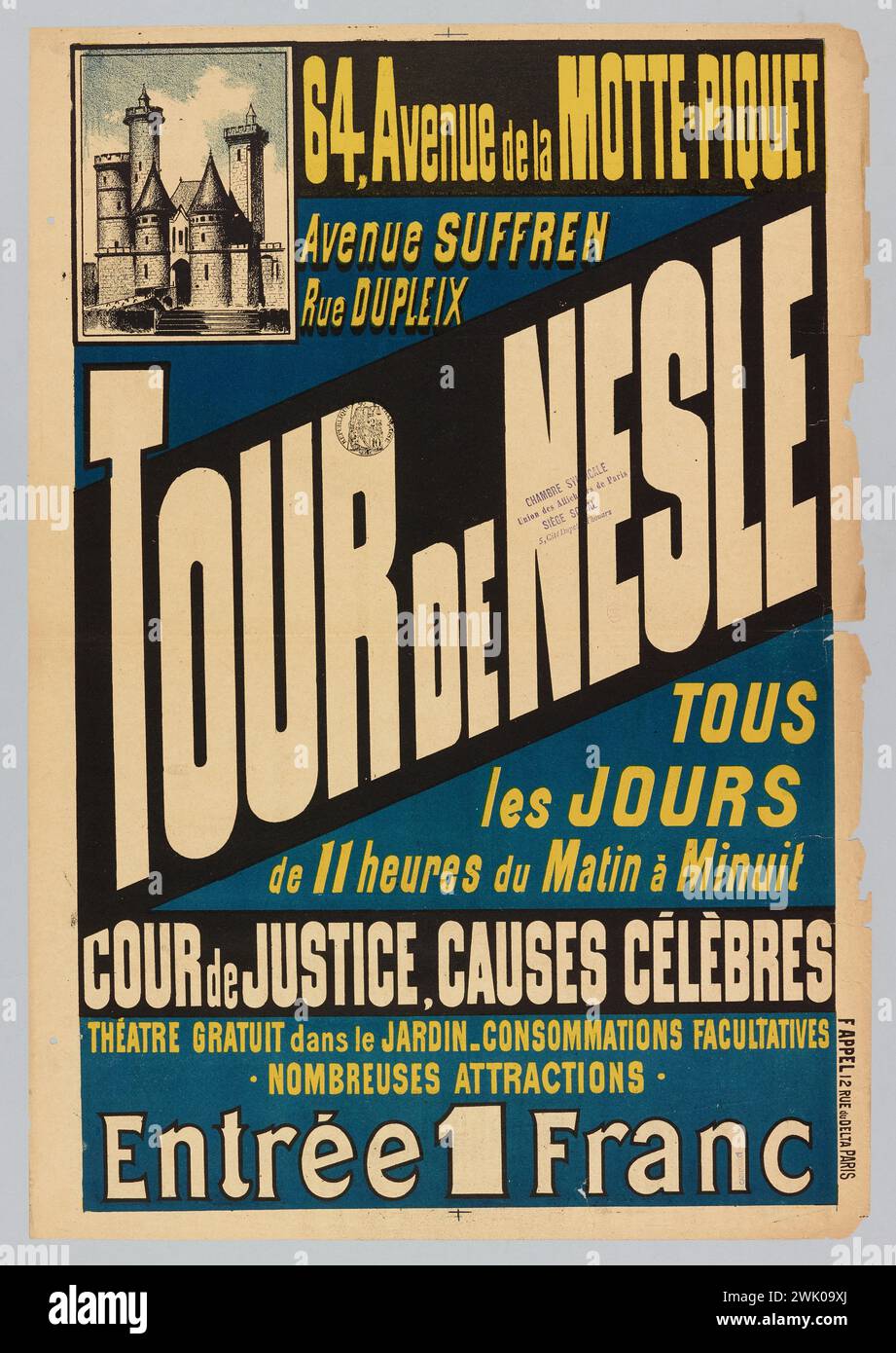 Anonymous, 64. Avenue de la Motte-Piquet/ Avenue Suffren/ rue Dupleix ...