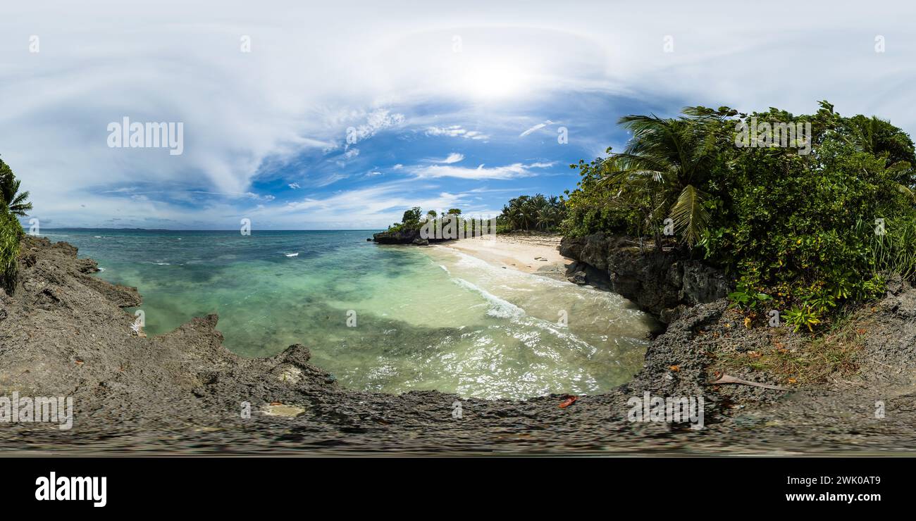 Carabao island beach transparent waves hi-res stock photography and ...