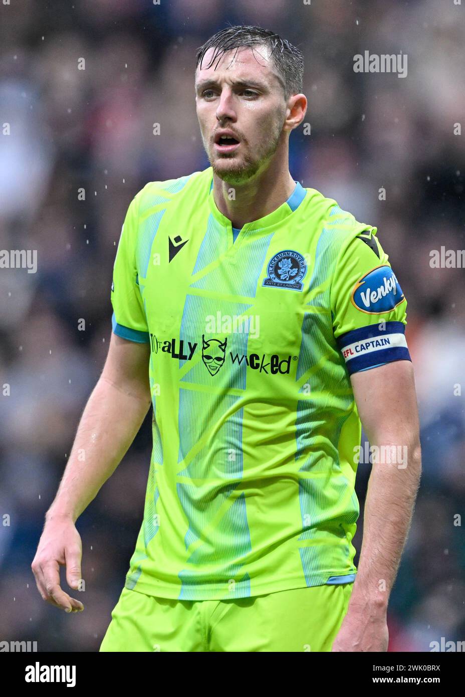 Dominic Hyam of Blackburn Rovers, during the Sky Bet Championship match ...