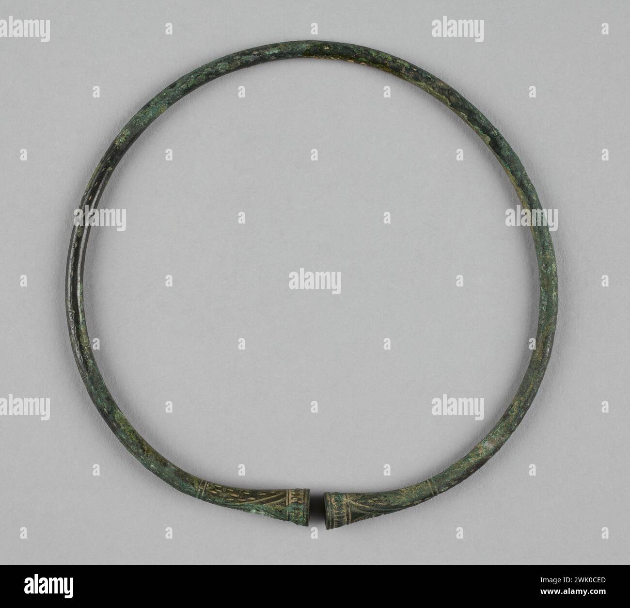 Filiform torques with rounded section, open (attributed title). Bronze ...