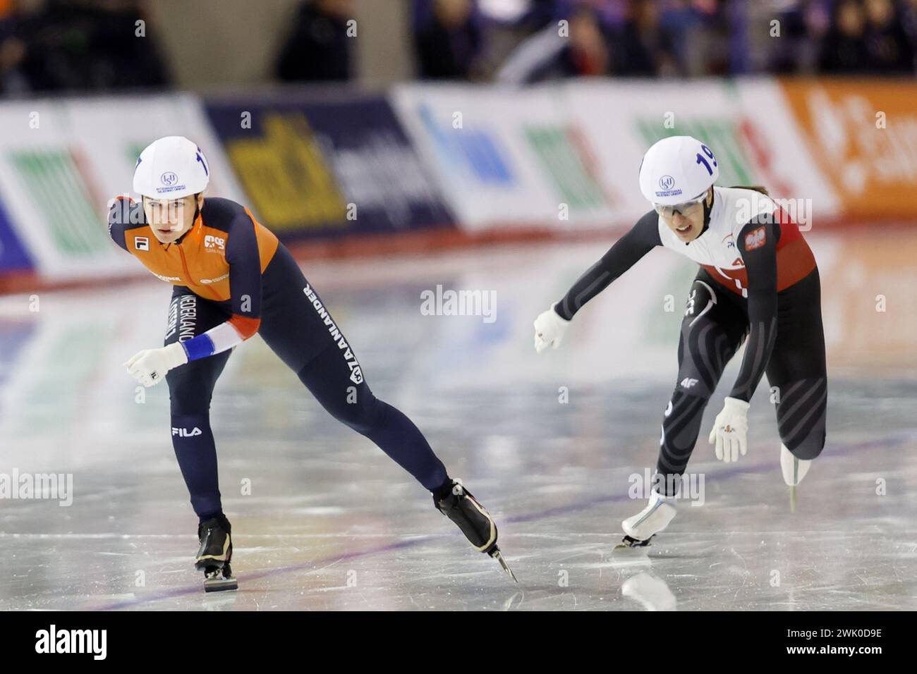 Calgary, Canada. 17th Feb, 2024. CALGARY, Olympic Oval, 17-02-2024 ...