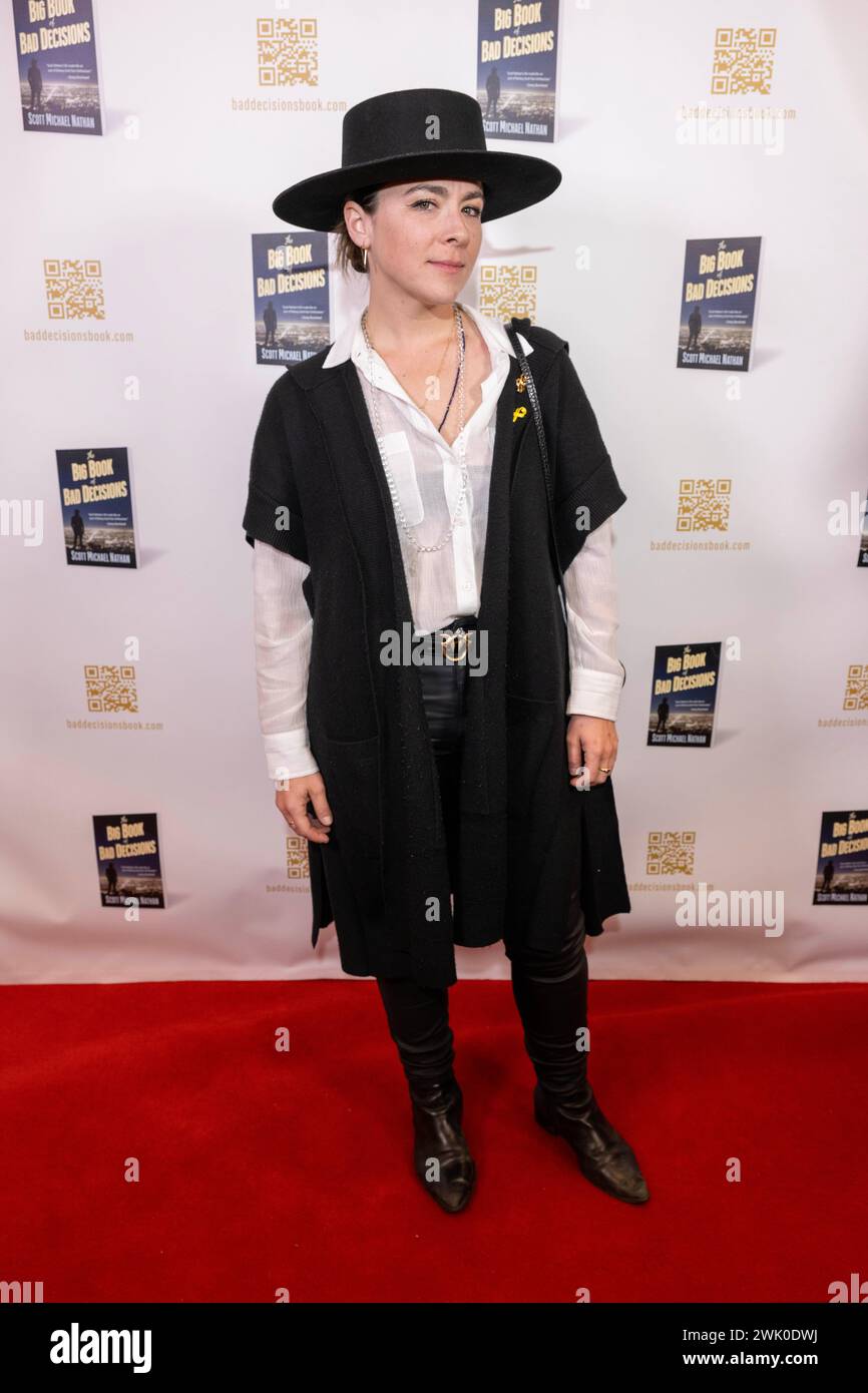 Los Angeles, USA. 16th Feb, 2024. Artist Madeline Fuhrman attends Scott ...