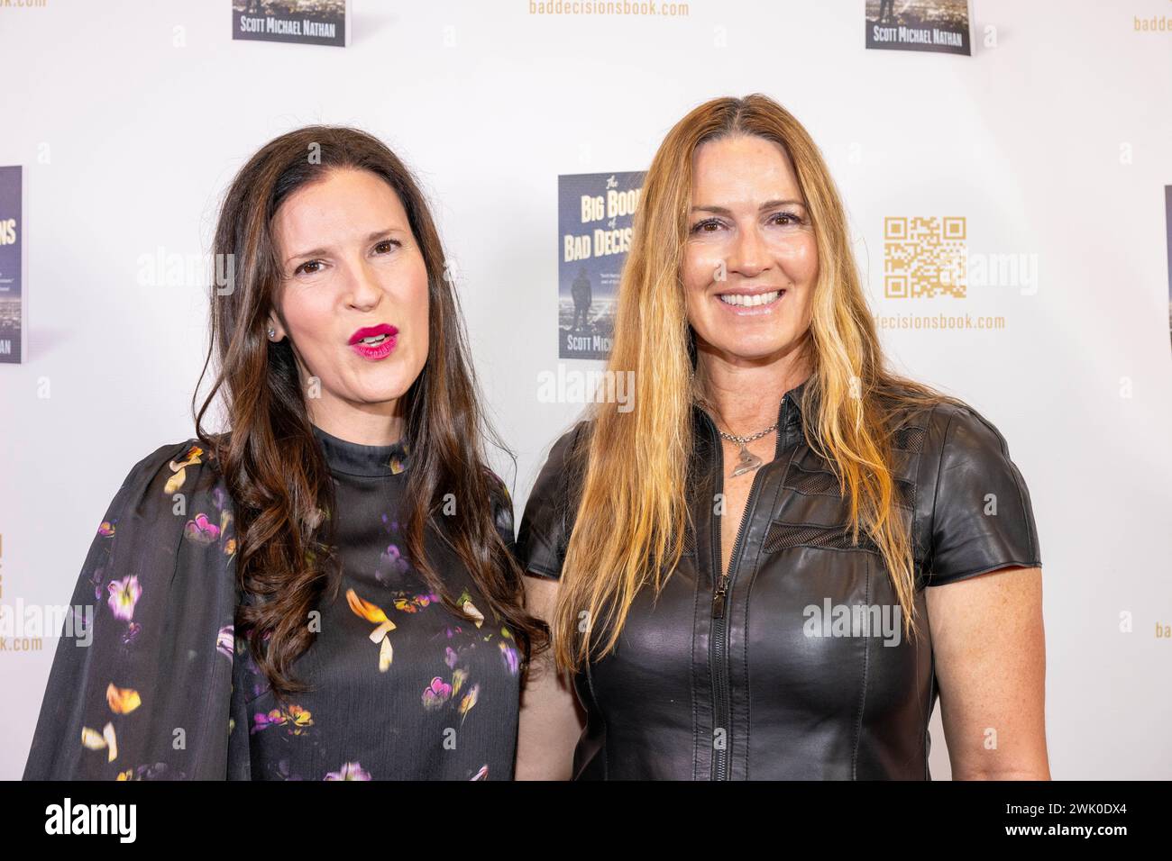 Los Angeles, USA. 16th Feb, 2024. Podcast hosts Dawn Forrester and ...