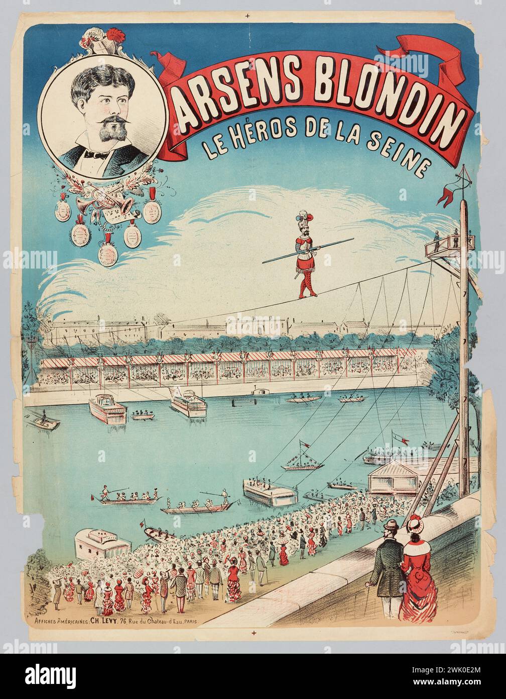 Anonymous, Arsens Blondin/ Le Héros de la Seine (registered title ...