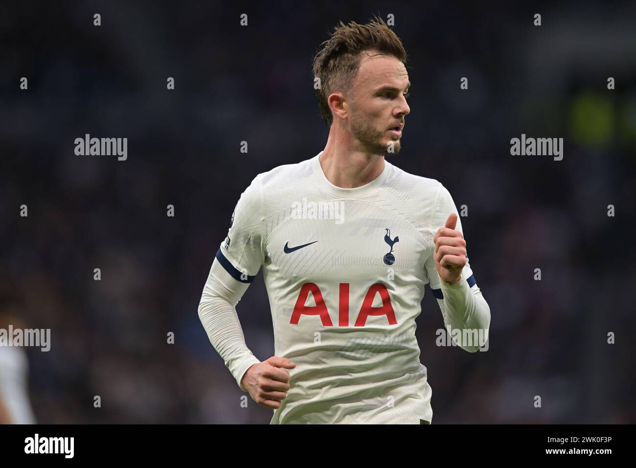 London, UK. 17th Feb, 2024. James Maddison of Tottenham Hotspur during ...