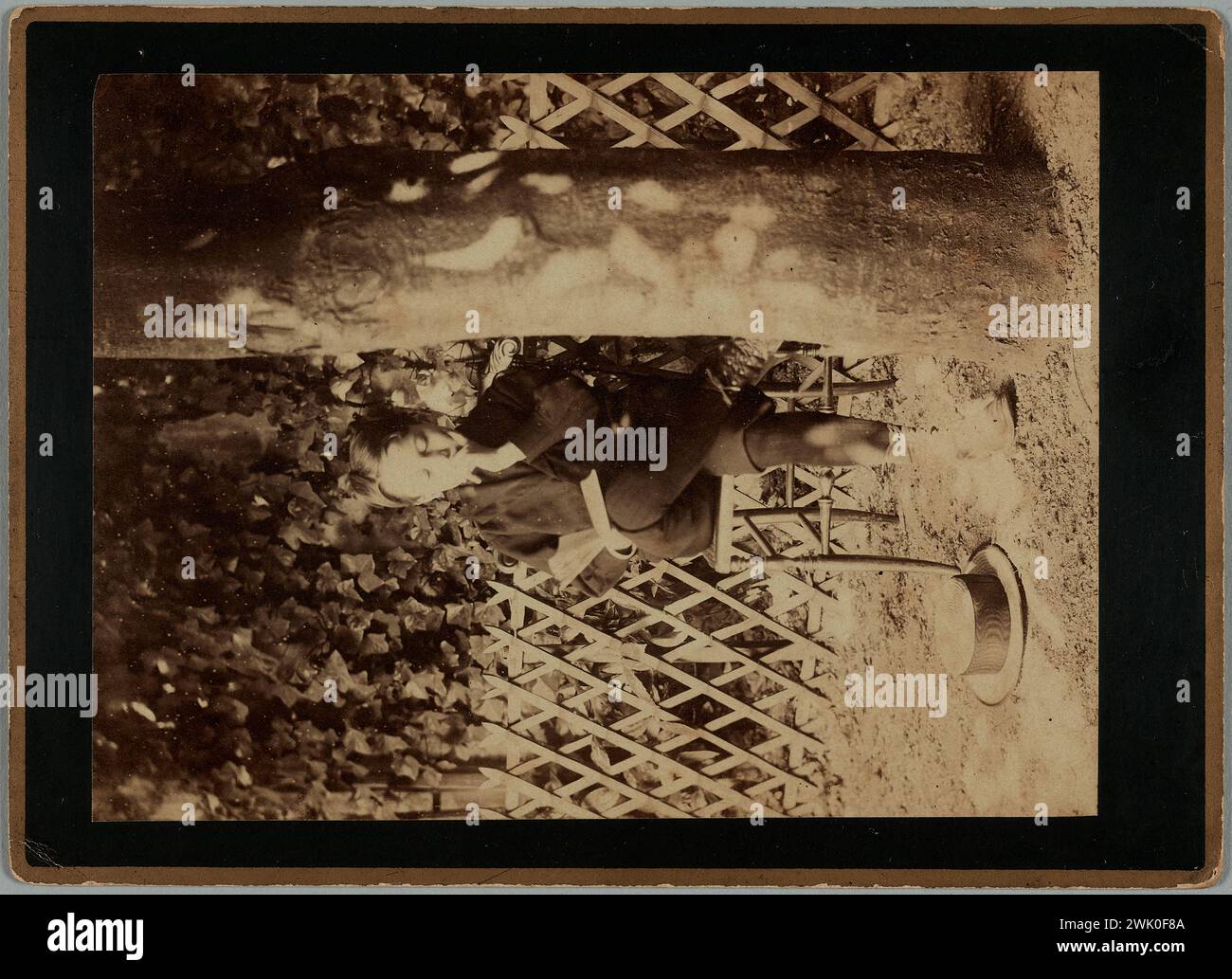 Anonymous, Ernest Psichari at the age of 12, in the aisle which led to ...