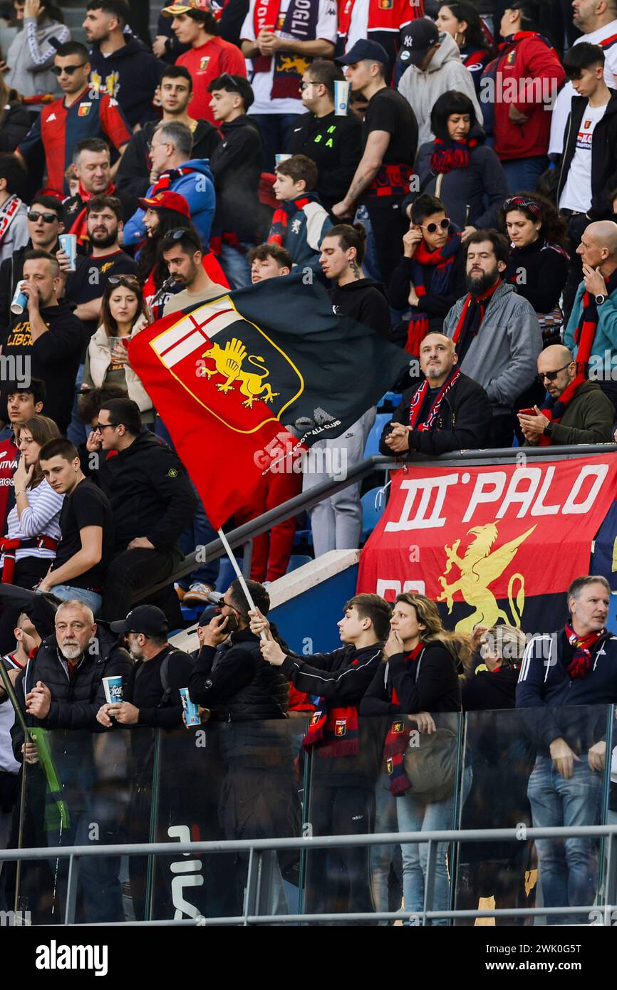 Supporters Genoa during the Serie A football match between SSC Napoli ...