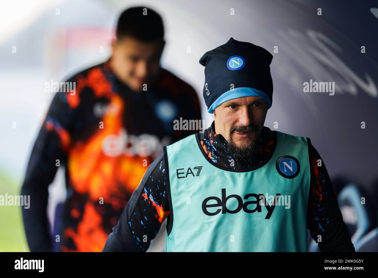 SSC Napoli's Portuguese defender Mario Rui looks before the Serie A ...