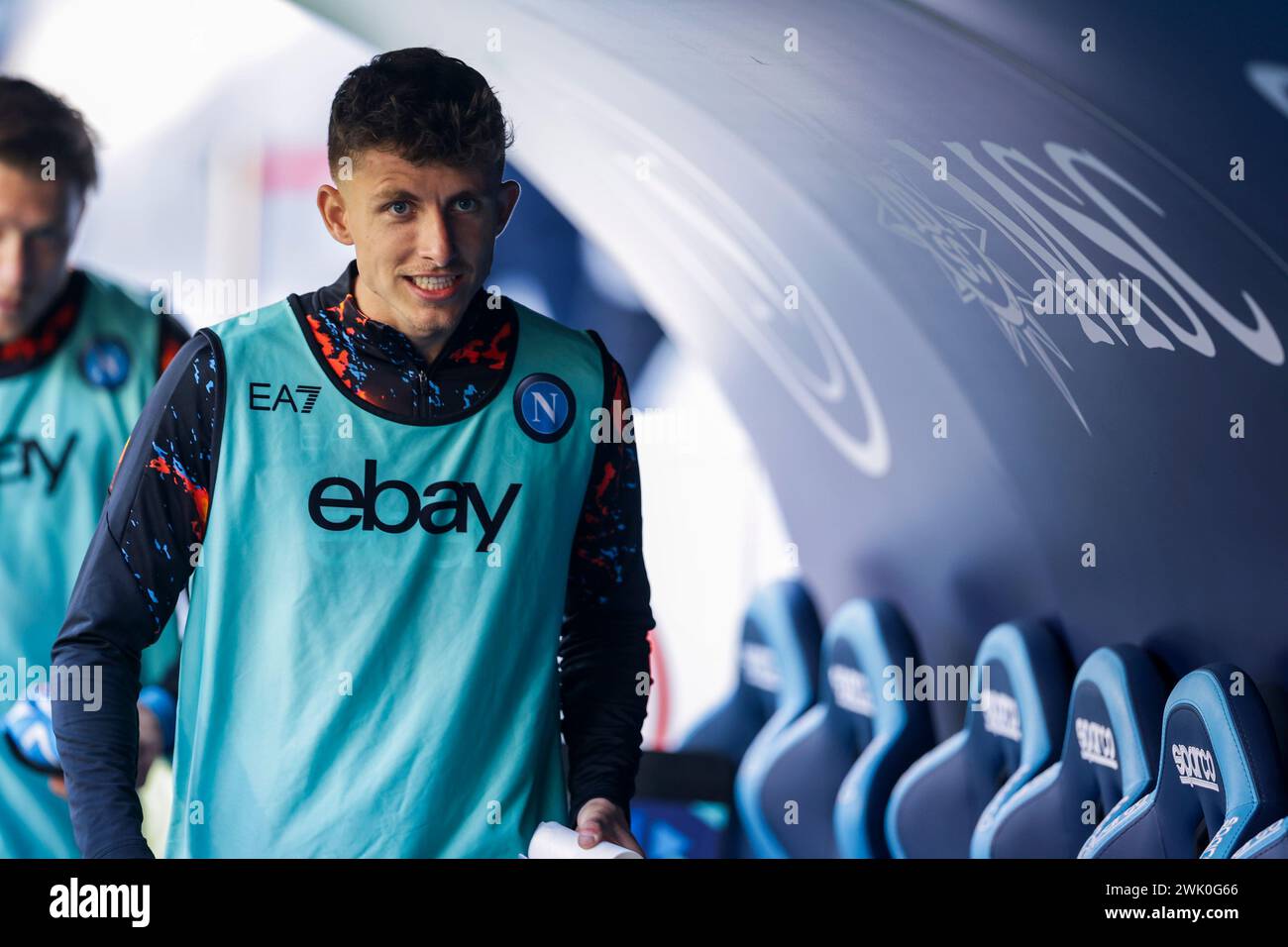 SSC Napoli’s Danish midfielder Jesper Lindstrom before the Serie A ...